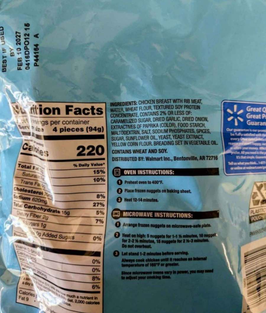 Dinosaur chicken nuggets sold at Walmart may contain lead: USDA – NBC ...
